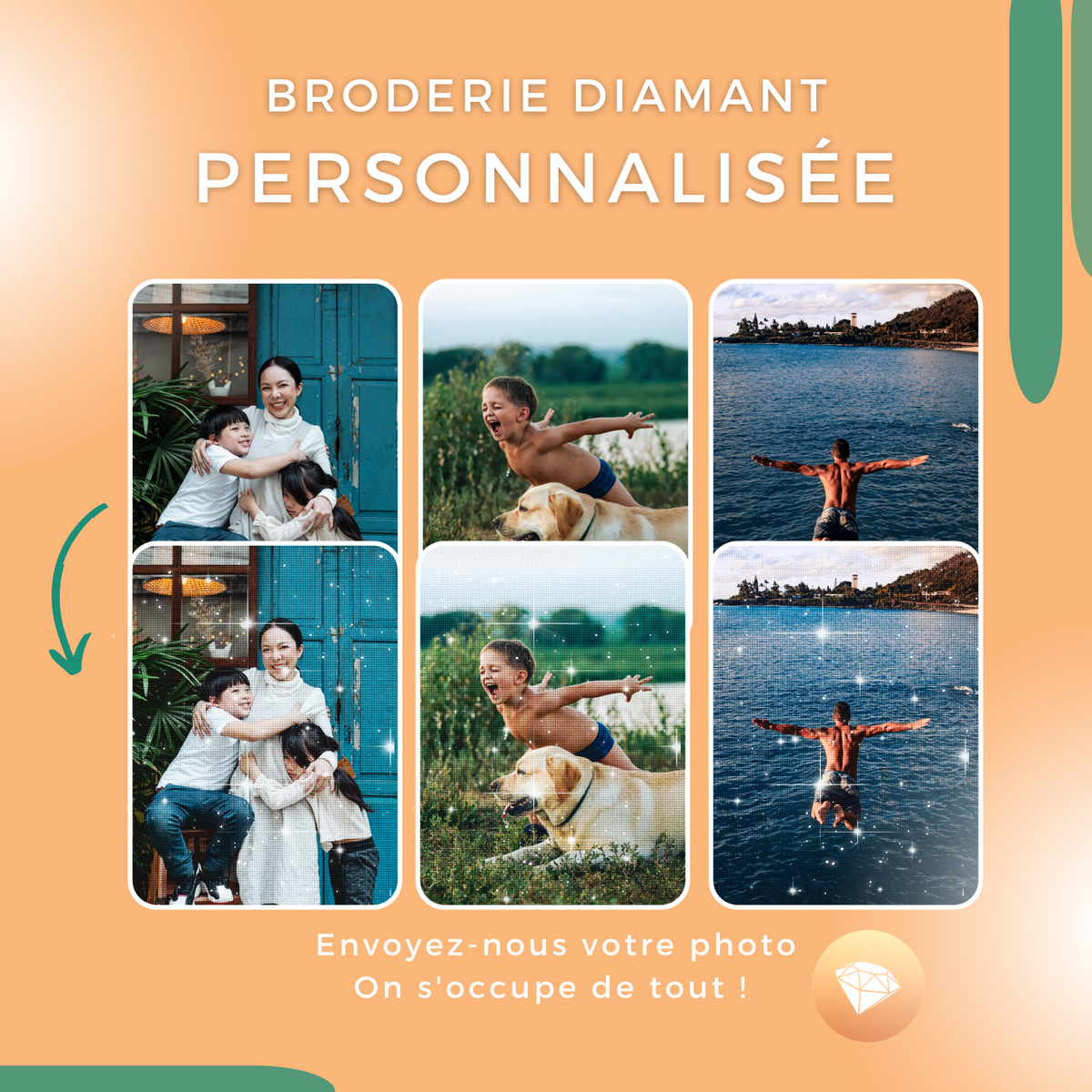 Diamond Painting Personnalisée – Broderies Diamant